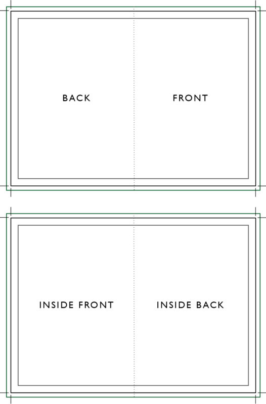 A5 Greeting Cards Stampa Print Design